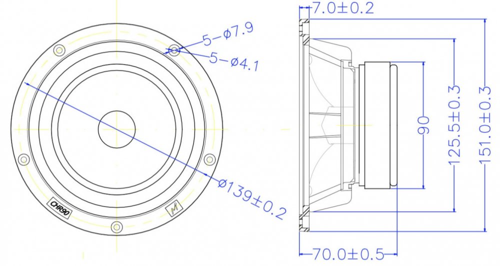 MarkAudio CHR-90 (new size full-range driver) | diyAudio